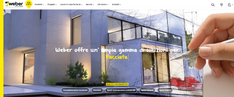 Il sito Weber cambia facciata | Gyproc