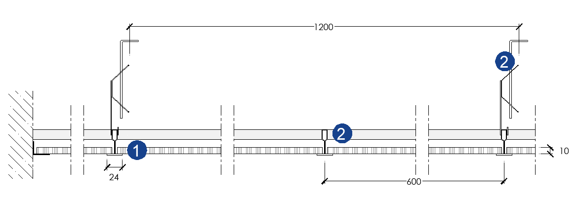 CS.P GyptoneÂ® Point 11 Activ'AirÂ® - Bordo A | Gyproc