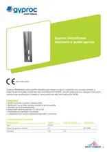Gyproc Metalframe montanti e guide parete | Gyproc