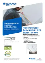 Gyproc Rigitone® Edge 8/18 Activ'Air®